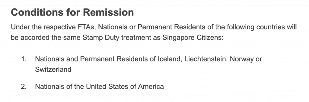 Foreigners and ABSD in Singapore